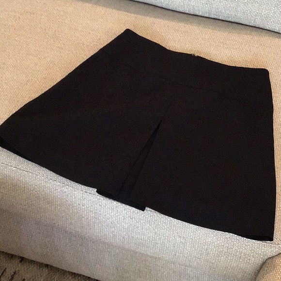 Coach | Skirts | Coach Inverted Pleat Front Skirt Back Zip Front ...